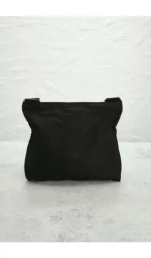 FWRD RENEW Prada Tessuto Flat Messenger Bag