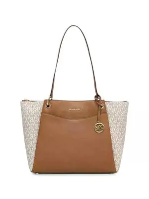 Michael Kors Logo-print Pebbled Tote Bag