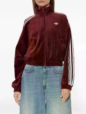 Adidas Pleated Velour Track Top