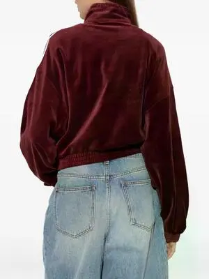 Adidas Pleated Velour Track Top