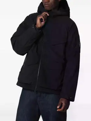 C.P. COMPANY C.p. Shell-r Padded Hooded Lens Jacket - Black