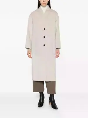 MEIMEIJ Button-fastening Wool Coat