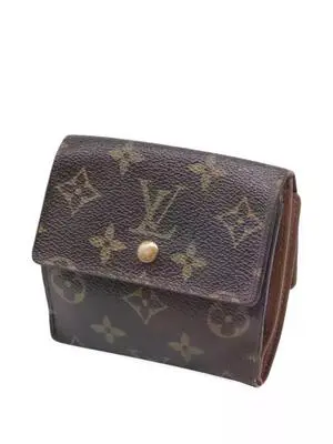 LOUIS VUITTON 2000s Monogram Elise Wallet - Brown