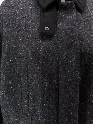 HEVO Castel Del Monte Flecked Button-cuff Coat