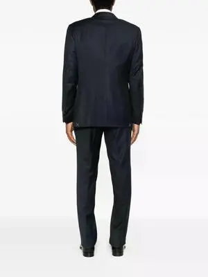 Canali Check-pattern Wool Suit