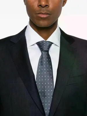 Canali Check-pattern Wool Suit