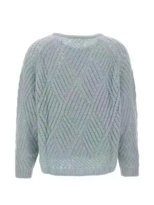 Hemisphere Cable-knit Diamond-pattern Sweater