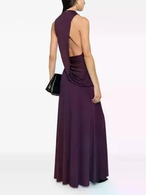 ANIYE BY Draped Open-back Maxi Dress