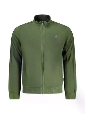 U.S. Grand Zip-up Cotton Sweater - Green