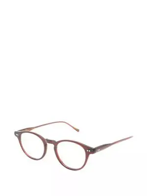 LESCA Bref Round-frame Glasses