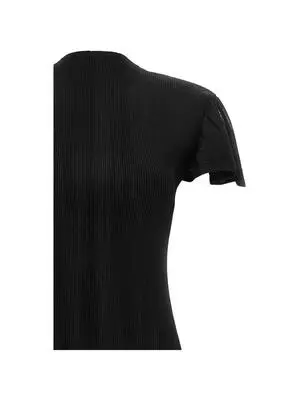 LANVIN Ribbed-knit Asymmetrical Dress