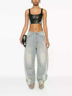 Adidas Faux-leather Top