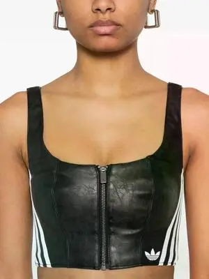 Adidas Faux-leather Top