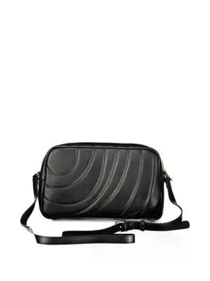 CAFÈNOIR Quilted Stud-embellished Cross Body Bag - Black