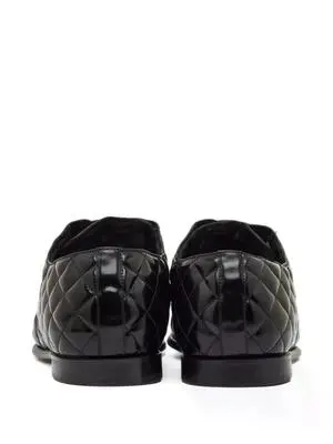Dolce & Gabbana Quilted Lace-up Derby Shoes