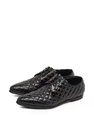 Dolce & Gabbana Quilted Lace-up Derby Shoes