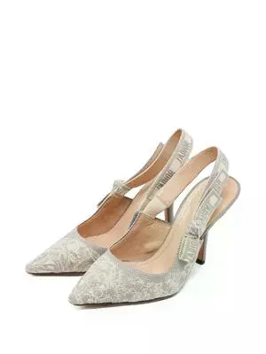 Dior J'adior Embroidered Slingback Pumps
