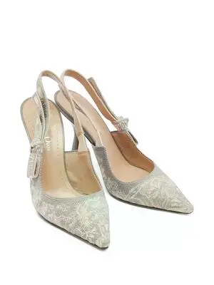 Dior J'adior Embroidered Slingback Pumps