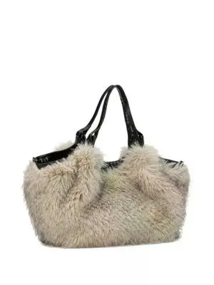 GIANNI CHIARINI Dua Faux-fur Shoulder Bag