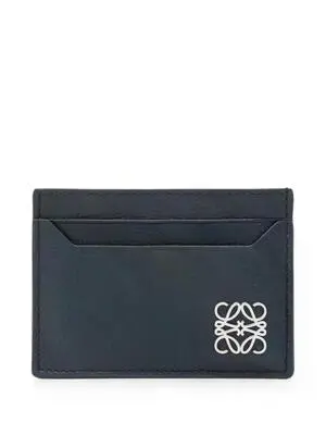 Loewe Anagram Plain Cardholder In Pebble Grained Calfskin