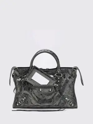 Balenciaga Small Le City Studded Arena Lambskin Handbag