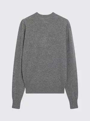 TOTEME Crewneck Sweater In Pure Cashmere With Long Sleeves And Ribbed Trims