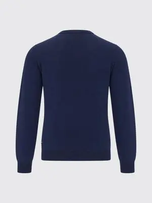K-WAY Wool, Silk And Cashmere Blend Crewneck Sweater - Blue