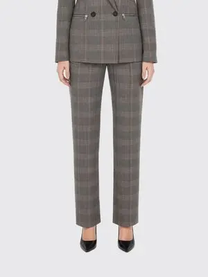 Patrizia Pepe Prince Of Wales Slim Fit Chino Pants - Brown