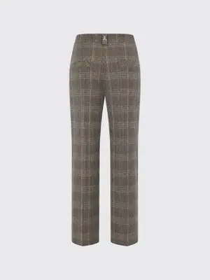 Patrizia Pepe Prince Of Wales Slim Fit Chino Pants