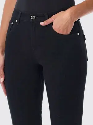 HAIKURE Chewy Low-waist Flared Jeans With Rear Slit