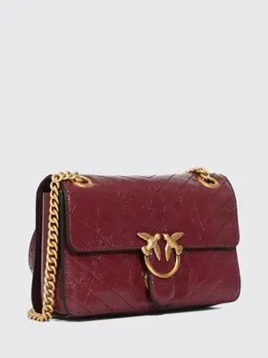 Pinko Love One Classic Mini Bag In Chevron Quilted Leather