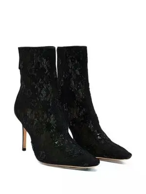 Badgley Mischka Raya Sequin-embellished Ankle Boots