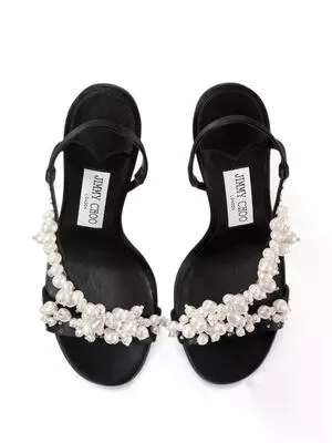 JIMMY CHOO Irina 100 Sandals - Black