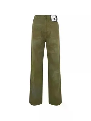 DES_PHEMMES Crystal-embellished High-waisted Trousers