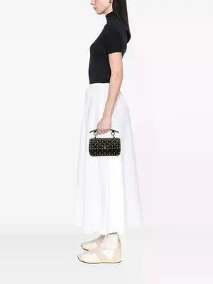 Valentino Garavani 2000-2017 Small Nappa Rockstud Spike Satchel