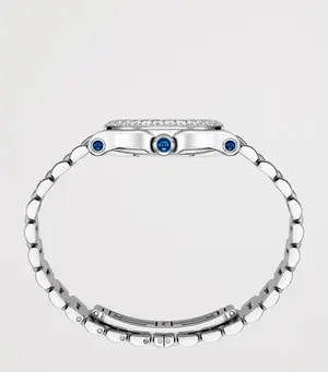 Chopard Stainless Steel And Diamond Happy Sport Watch