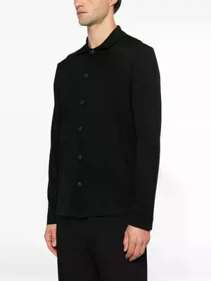 GRAN SASSO Button-up Wool Cardigan - Black