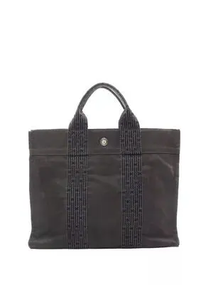 Hermès 1990-2010 Canvas Herline Pm Tote Bag - Grey