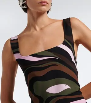 Emilio Pucci Marmo Jersey Minidress