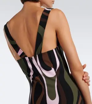 Emilio Pucci Marmo Jersey Minidress