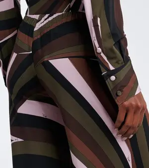 Emilio Pucci Iride Jersey Satin Straight Pants