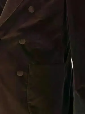 Al Duca D'aosta Double-breasted Velvet Blazer