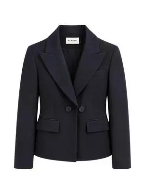 P.a.r.o.s.h Peak-lapel Double-breasted Blazer - Blue
