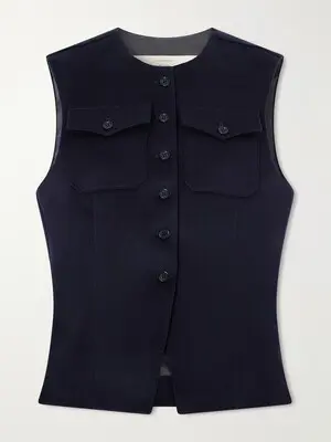 Giuliva Heritage The Lucia Wool-tweed Vest