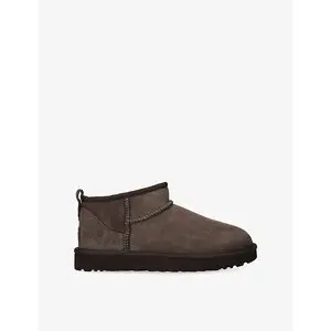 UGG Classic Ultra Mini Suede Boots - Dark Brown