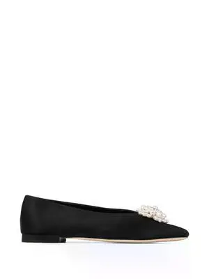 JIMMY CHOO Ines Ballet Flats - Black