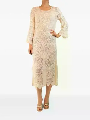 LoveShackFancy Crochet Maxi Dress
