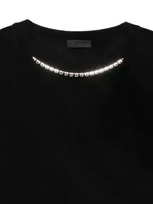 Liu Jo Crystal-embellished V-neck Sweater