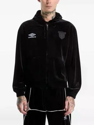 UMBRO Velvet Masked Hoodie - Black