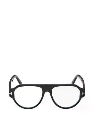 TOM FORD Pilot-frame Glasses - Black